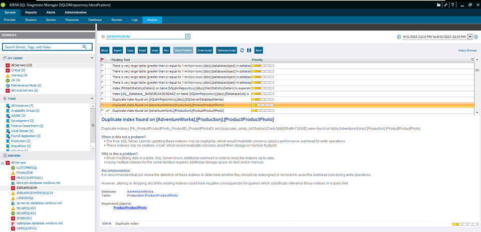 SQL Diagnostic Manager 2 – SCI – Software Solutions